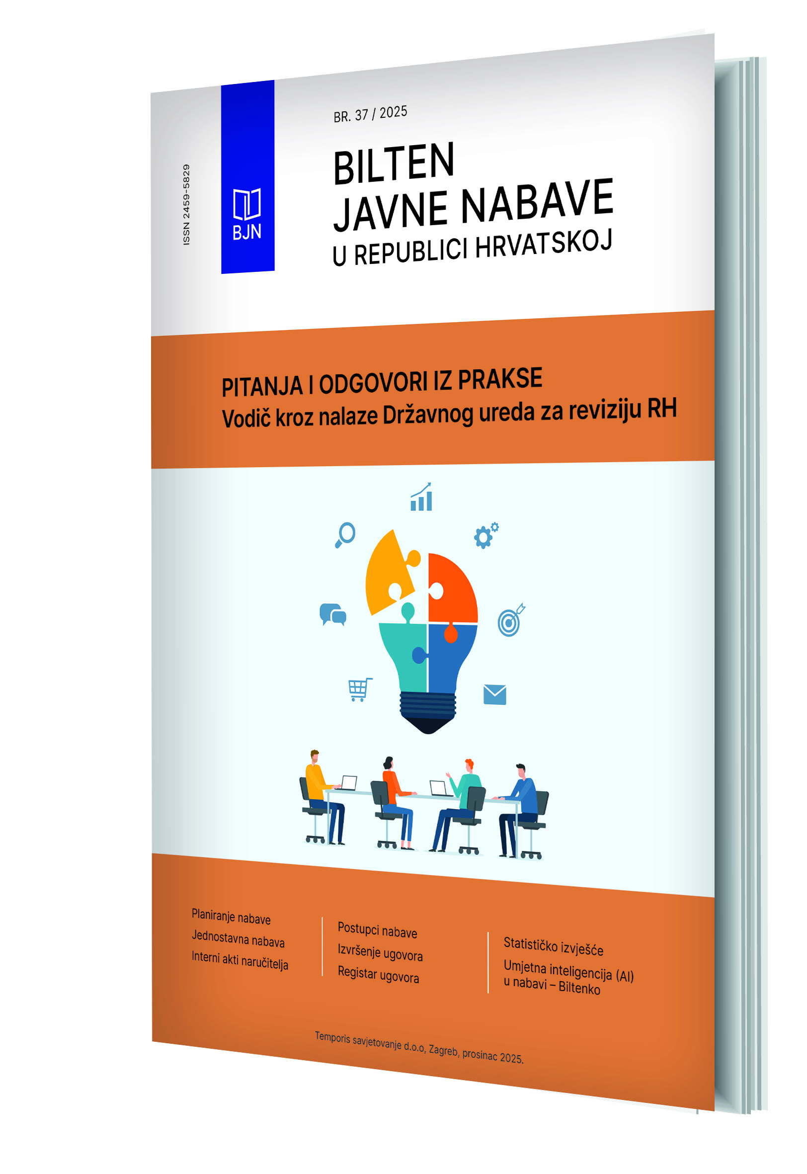 JAVNA NABAVA I REVIZIJA - OBJAVLJEN JE 37. BROJ BILTENA JAVNE NABAVE U RH - Temporis
